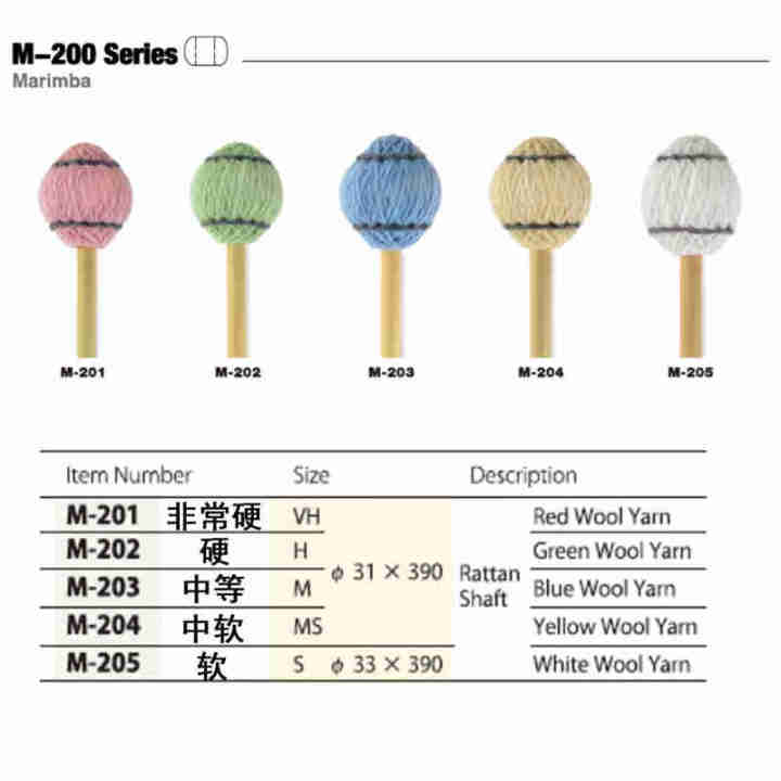 Marimba mallet playwood imported rattan hand glue vibrato piano hammer ...