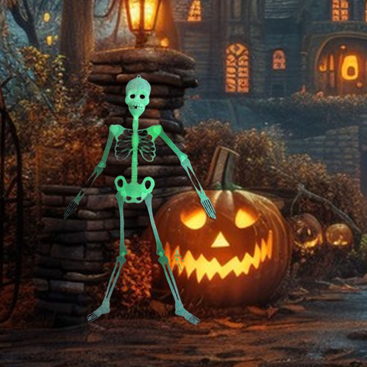 Frightening Ghost Prop Skeleton Halloween Decoration Glow-in-the-dark ...