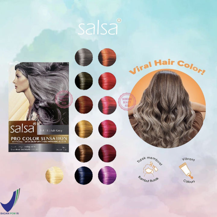 SALSA Pro-Color Sensation - Hair Color - Cat Semir Rambut Permanent ...