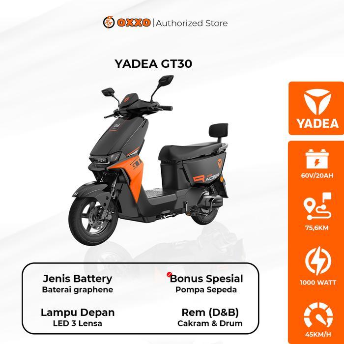 [OFFICIAL] Sepeda Listrik Yadea GT30 1000 WATT 60V23Ah - E Bike Yadea ...