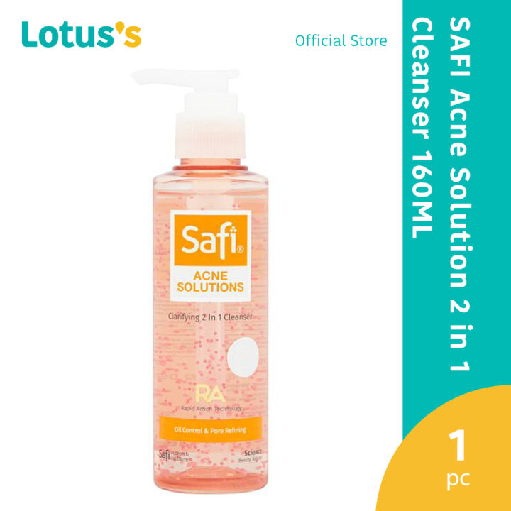 Safi Acne Solution 2 In 1 Cleanser 160Ml | Lazada