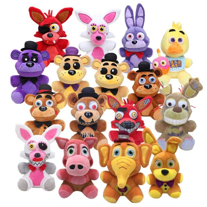 W3DD Kids Gift Cartoon Party Supplies Animals Plushie Doll Fazbear Toys ...