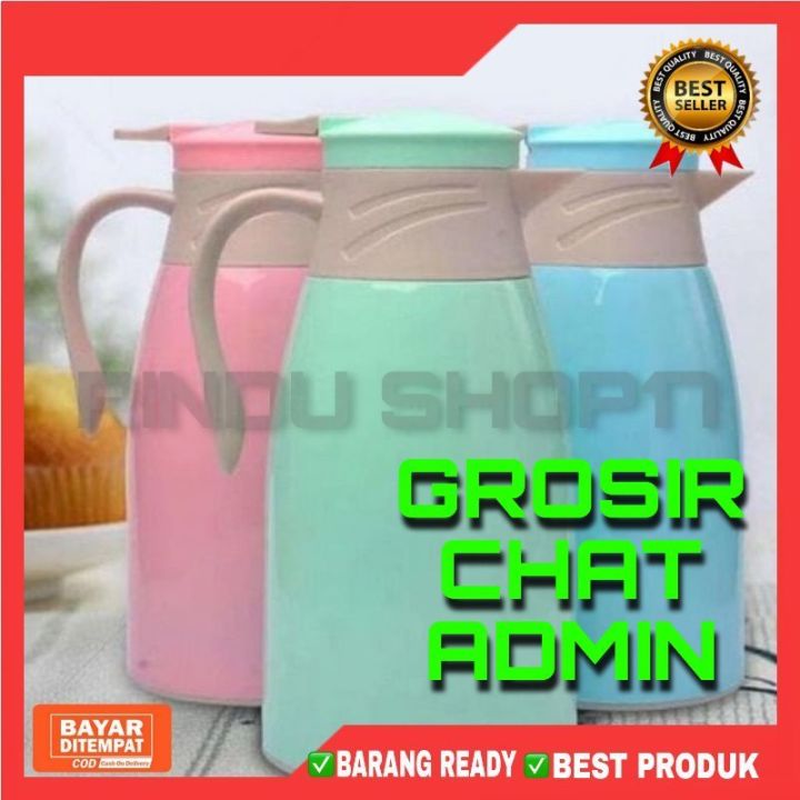 TEKO TERMOS PINGUIN 1L 1 L PENGUIN TAHAN PANAS DALAM KACA SERBAGUNA 1000ML 1000 ML | Lazada ...