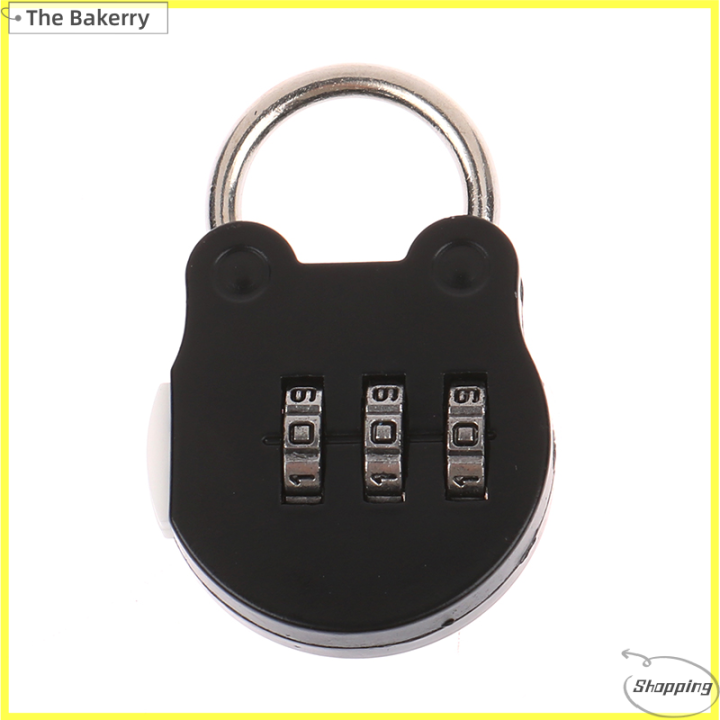 [The Bakerry] Luggage Travel Digit Number Code Lock Combination Padlock ...