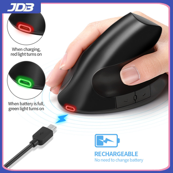 Ergonomic photoelectric silent 2.4G wireless mouse vertical vertical ...
