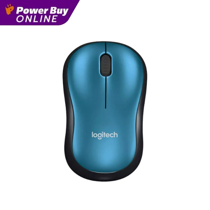 LOGITECH เมาส์ไร้สาย (สีน้ำเงิน) รุ่น M185 | Lazada.co.th