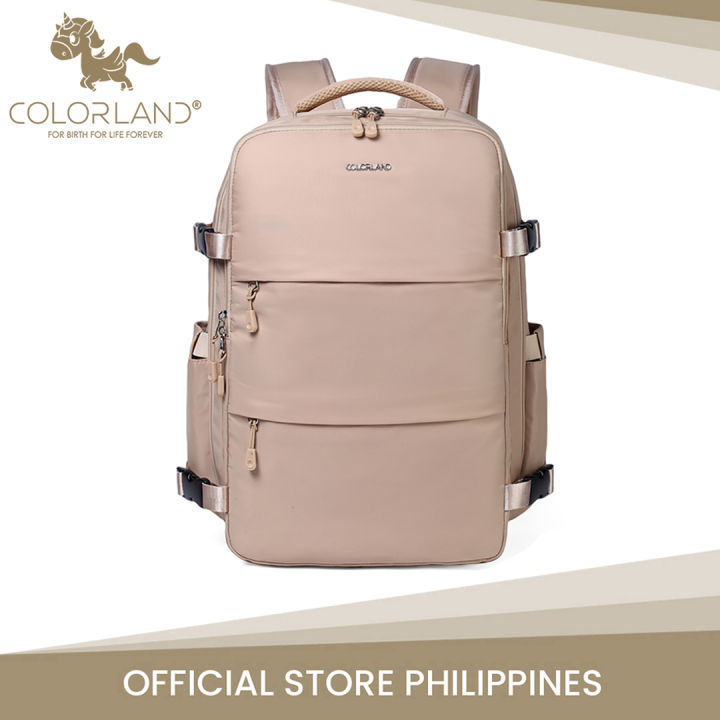 Colorland Smart all-in-one Diaper Backpack (BP242-C/Beige) | Lazada PH