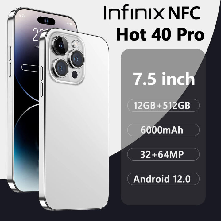【Bisa COD】INFINX Hot 40 Pro Hp asli Smartphone 7.5Inci 5G Handphone ...