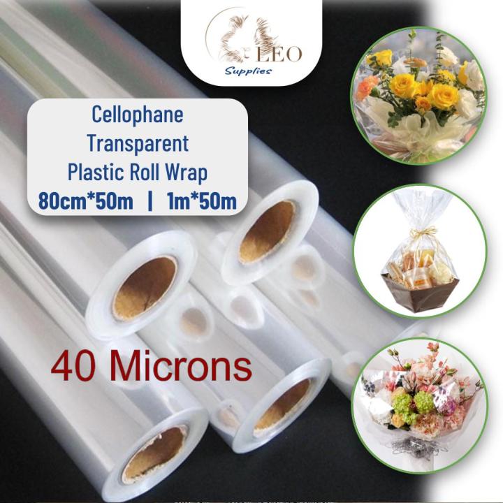 [SG Instock] 50m Transparent Cellophane OPP Plastic | Gift Wrapping ...