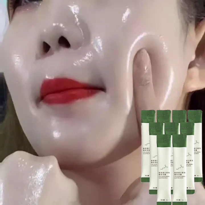 LIFUSHA Collagen Jelly Sleeping Mask Anti-aging anti-wrinkle Muscle ...