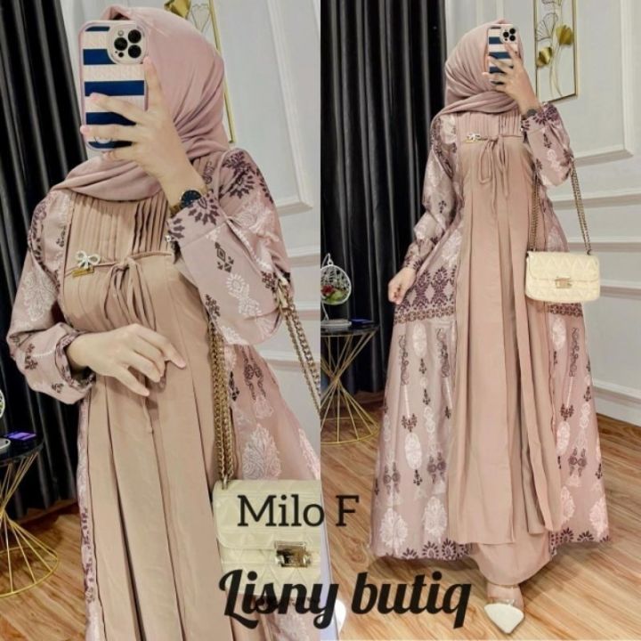 NEW Gamis Trendy 2024 Gamis Claudia Premium / Gamis Lebaran 2024 Model Terbaru Bisa bayar ...