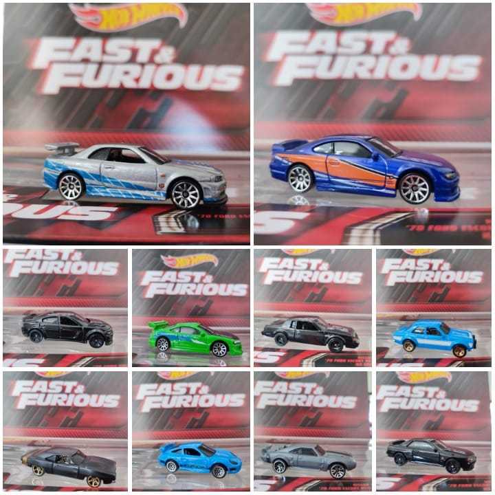 DIE-CAST HOT WHEELS FAST AND FURIOUS 2023 MITSUBISHI ECLIPSE TOYOTA ...