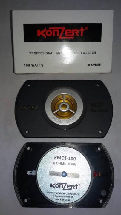 KONZERT Metal Dome Tweeter KMDT-100 | Lazada PH