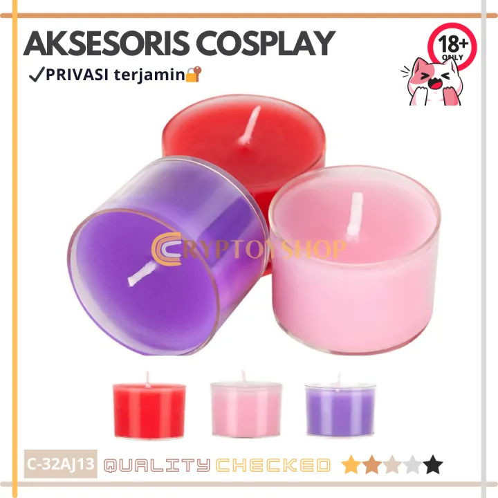 CRYPTOYSHOP Aksesoris Cosplay Lilin Aroma Bunga Romantis SM Erotic ...