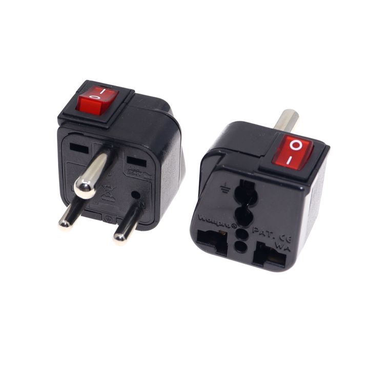 Wonpro South Africa Converter, Universal to Small South Africa Plug AC ...