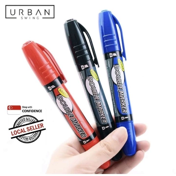 [SG🇸🇬Seller] Premium Dual Side Permanent Double Marker MG2110 | Lazada ...