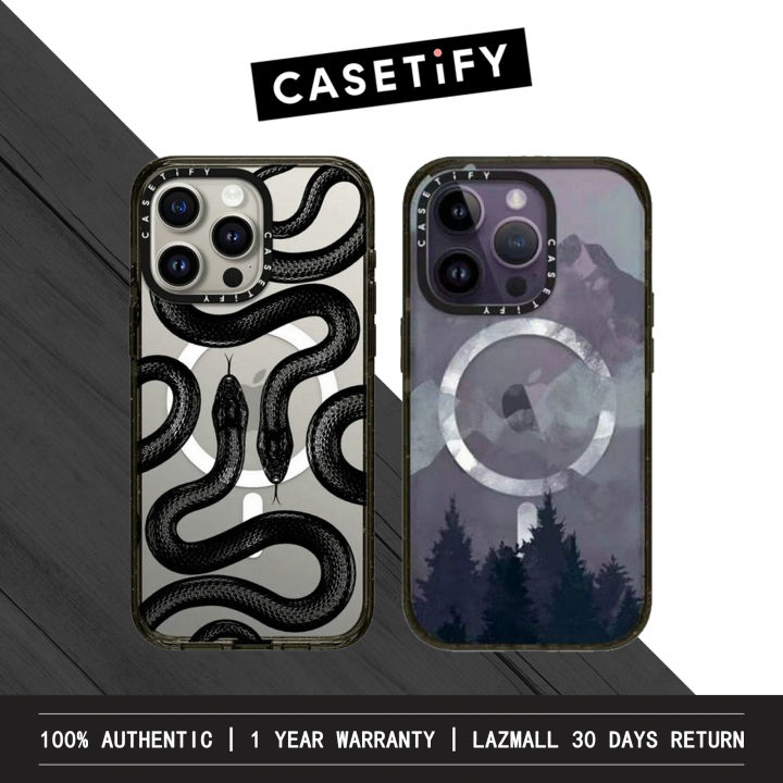 Black Kingsnake x CASETiFY Impact Phone Case with Magsafe for iPhone 15 ...