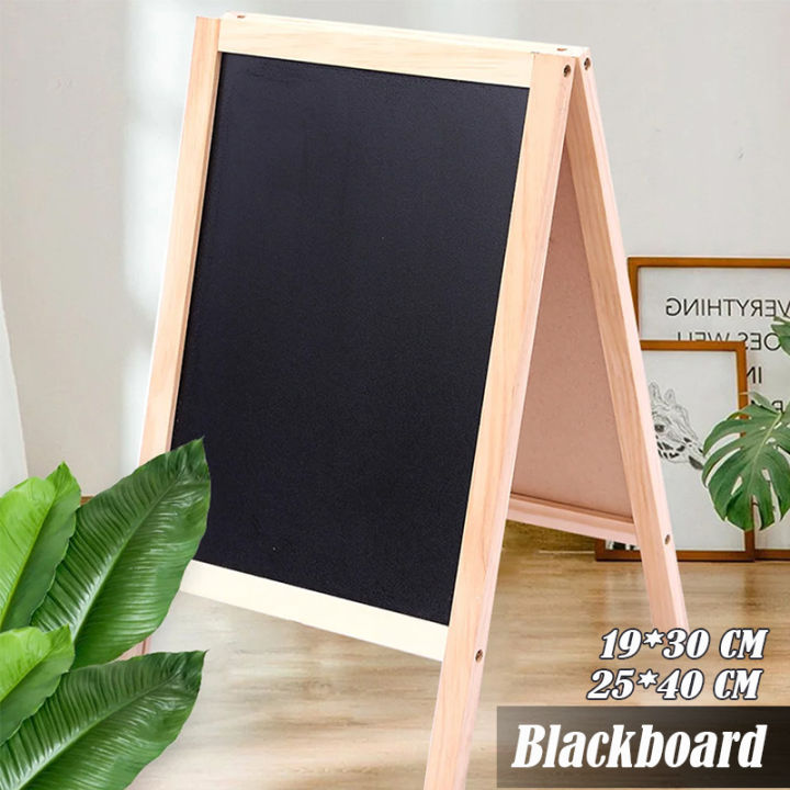 White Chalk NACHLYNN 8x12 Inch Small Chalkboard Signs With Wood Stand ...