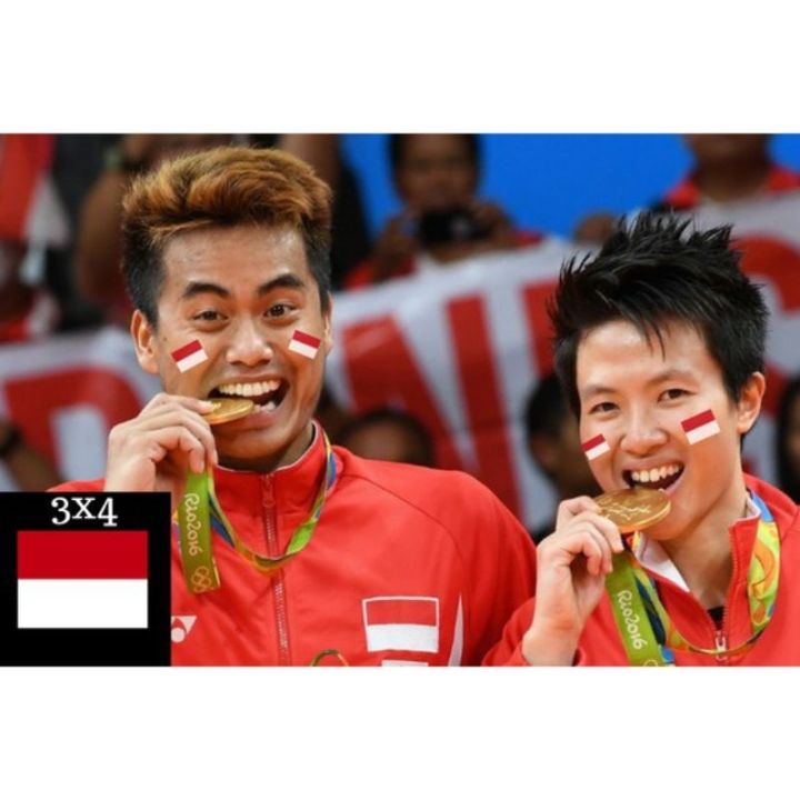 Stiker Bendera Merah Putih - Atribut Kemerdekaan Indonesia Dekorasi ...