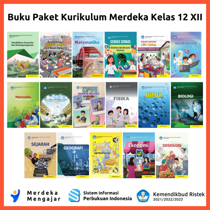 Buku Paket Siswa Pelajaran Kelas 12 SMA SMK Kurikulum Merdeka Belajar 2021 2022 Sekolah ...