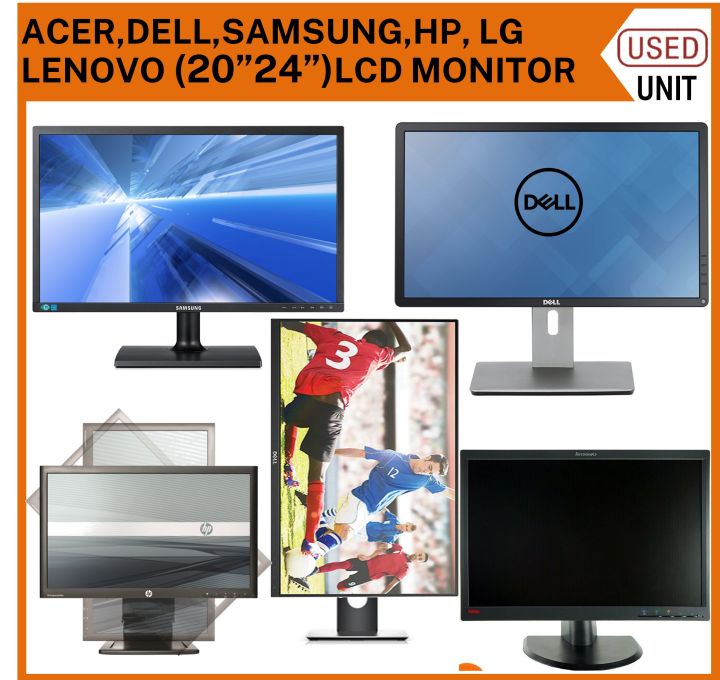 DELL LED / LCD 20-24 inch WIDESCREEN LED MONITOR LCD MONITOR | Lazada