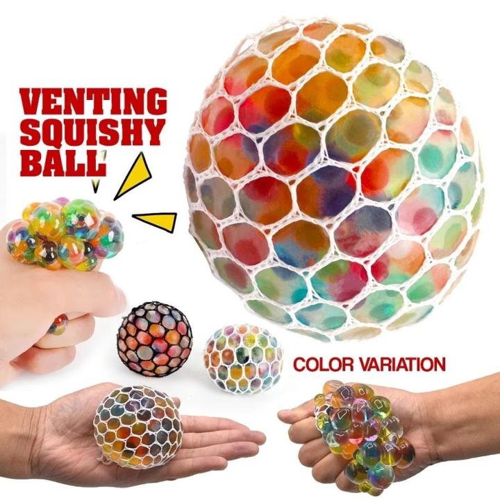idrop Venting Squishy Ball Stress Relief Mesh Squish Toy [ 1pc ] | Lazada