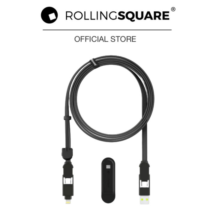 Rolling Square InCharge XL 2m สายชาร์จ | Lazada.co.th