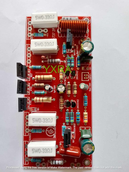 DA-737 2pairs 200 WATTS FULLY ASSEMBLED ( DRIN AUDIO) POWER AMPLIFIER ...