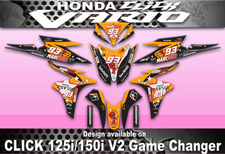 Honda Click 125 Decals VERSION 1 | Lazada PH
