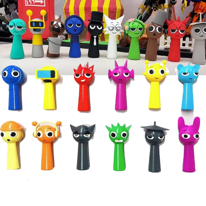 Sprunki Figures Toys Incredibox Pvc Model Sprunki Wenda Action Figurine ...