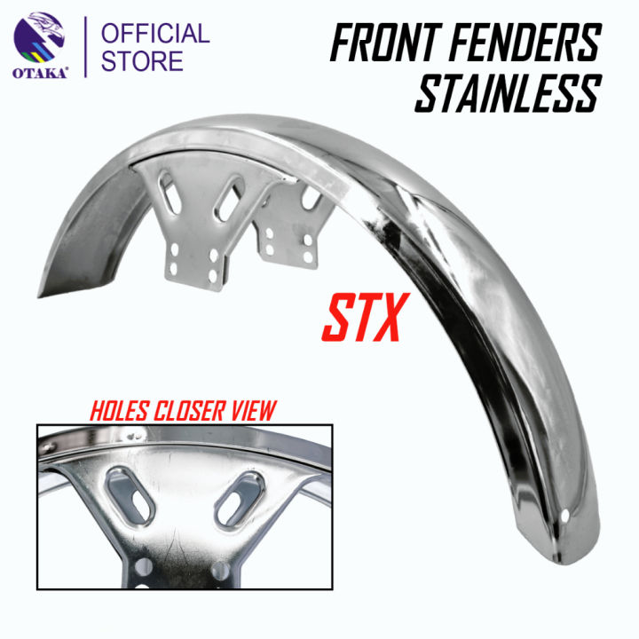 MOTORCYCLE FRONT FENDER STAINLESS STEEL TMX BARAKO STX RS100 HD3 ...