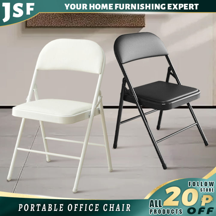 JSF Portable Office Chair Folding Chair Conference Chair Home Backrest ...
