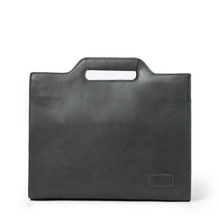 กระเป๋าเอกสารหนังเครซีฮอร์สใหม่สำหรับผู้ชาย,กระเป๋าถือลำลอง Tas Berkas ...