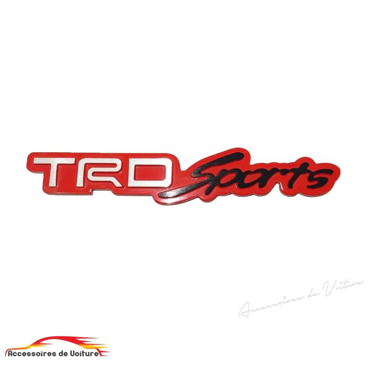 TRD Sports Aluminum Emblem (Red) | Lazada PH