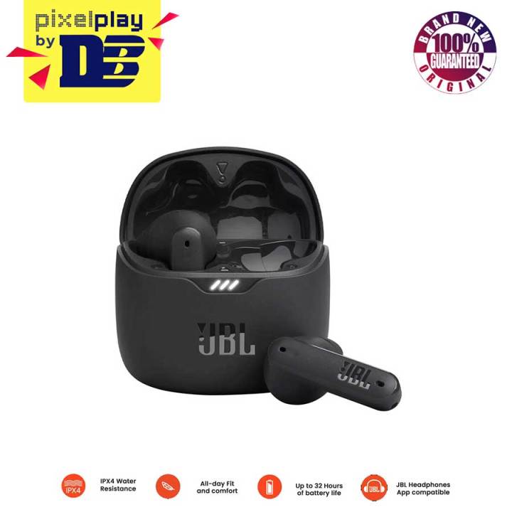 JBL Tune Flex True Wireless Noise Cancelling Earbuds (Black) | Lazada PH