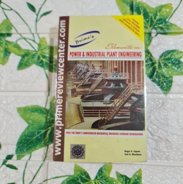 Prime"s Elements in POWER PLANT & INDUSTRIAL PLANT ENGINEERING By ...