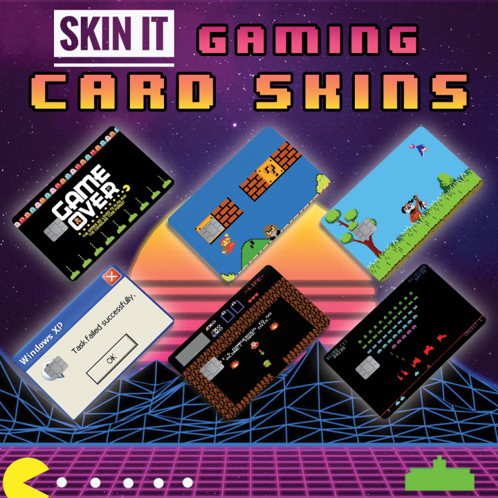 SKIN IT :Gaming Themed Card Sticker Skins For Atm Cards And Loyalty ...
