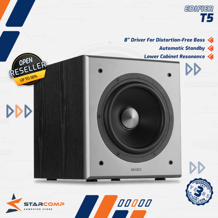 EDIFIER T5 Powered Active Subwoofer | Lazada Indonesia