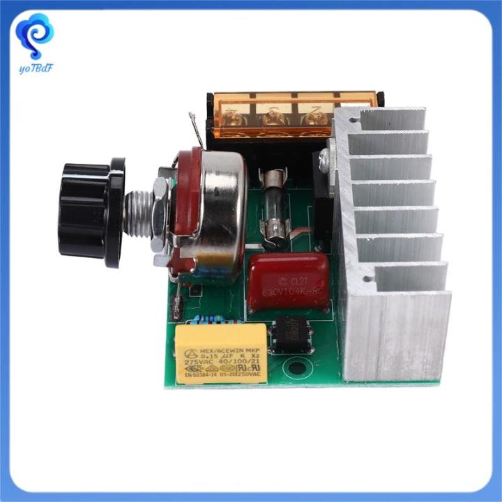 4000W AC 220V SCR Electric Voltage Regulator Motor Speed Controller ...