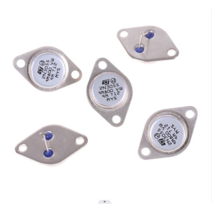 10Pcs MJ2955/2N3055 High Power Transistor 15A 100v NPN AF Amp Audio ...