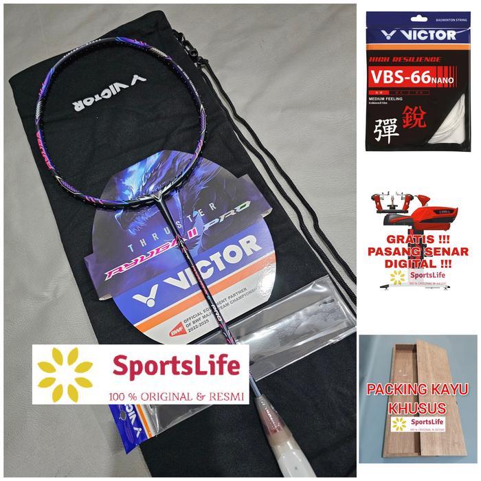 RAKET BADMINTON VICTOR THRUSTER RYUGA II PRO / RYUGA 2 PRO ORIGINAL ...