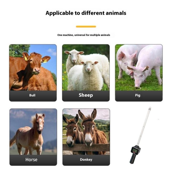 Livestock Fertility Testing Device For Cow Swine Horse Gentle Probe LCD ...