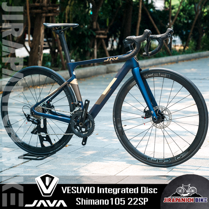 จักรยานเสือหมอบ JAVA รุ่น VESUVIO Integrated Disc (ตัวถังคาร์บอน,ชุด ...