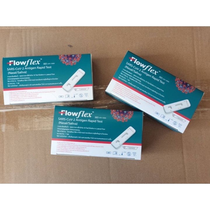ชุดตรวจ Flowflex SARS-CoV-2 Antigen Rapid Test (Nasal/Saliva) L031 ...