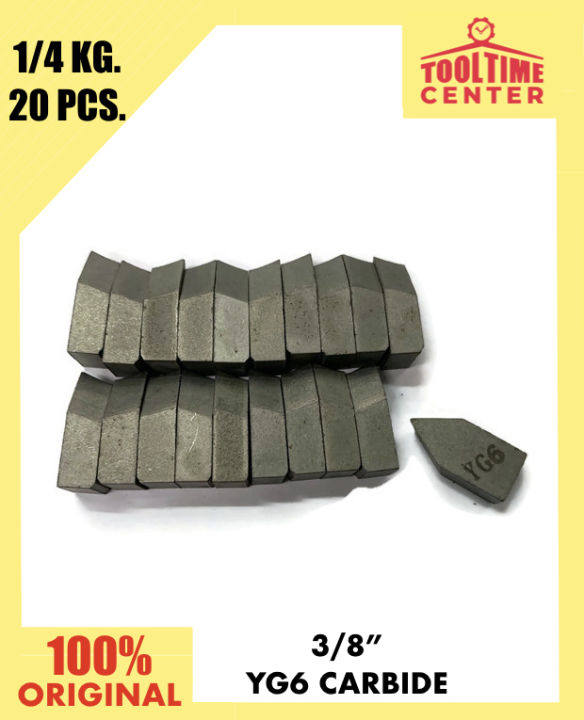 Heavy Duty YG6 Carbide 3/8" 20 pcs. or 1/4kg. | Lazada PH