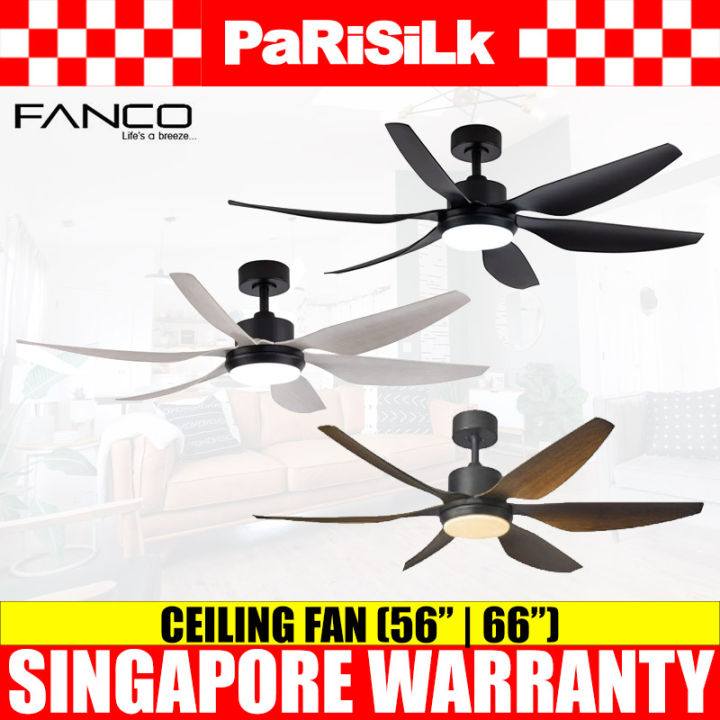 (Bulky) Fanco DC Heli 56 | Heli Pro 66 Ceiling Fan (6 Blade)(56inch ...