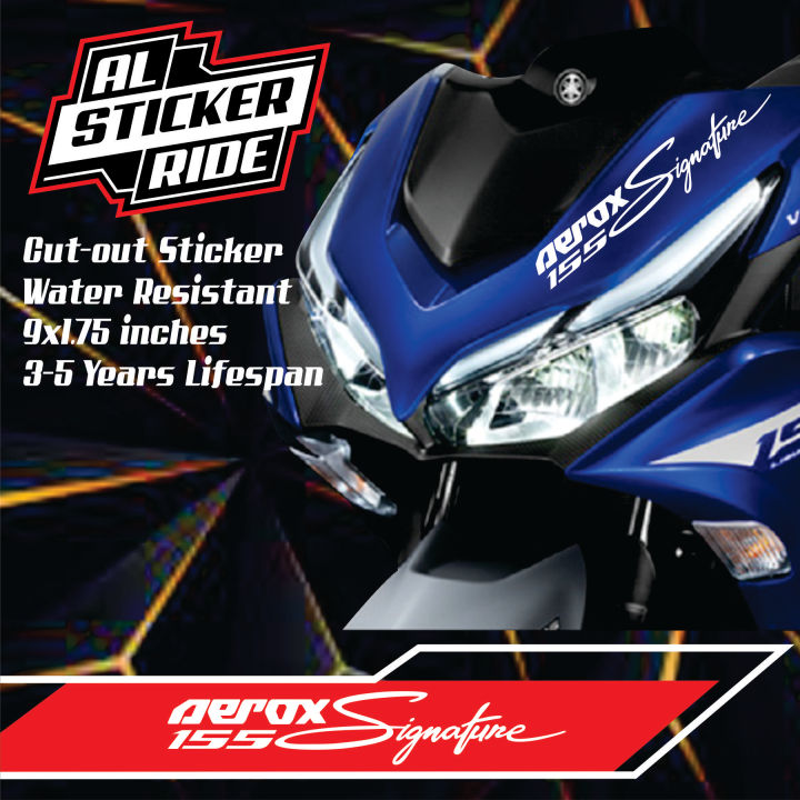AEROX Signature Sticker High Quality Waterproof | Lazada PH