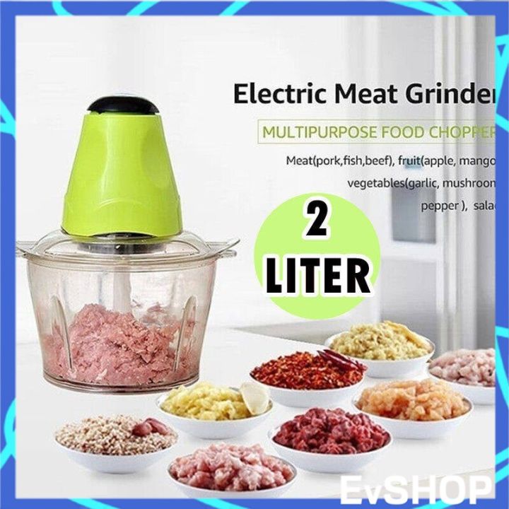 (2 Liter) Meat Grinder electric cooking Multipurpose blender grinder ...