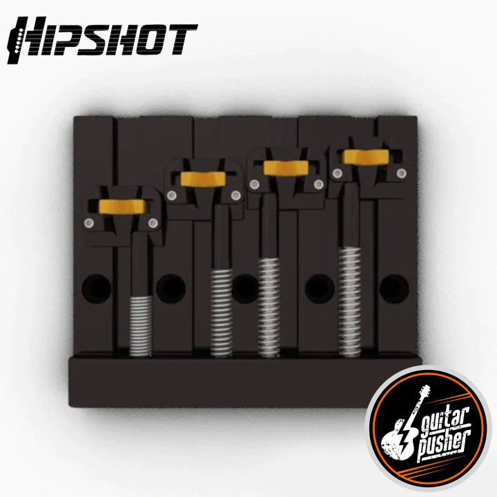 Hipshot 4-String KickAss Bass Bridge (Black, Chrome) | Lazada PH