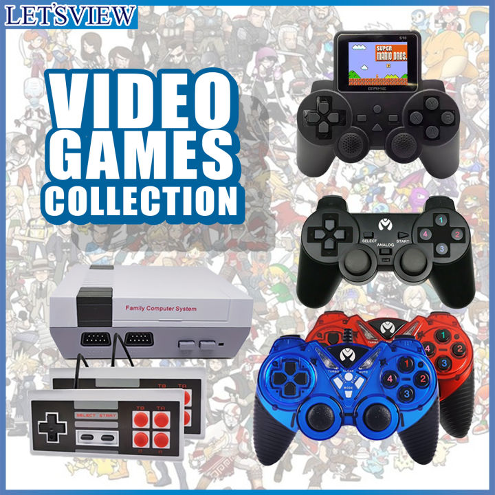 Letsview (VARIATION) S10 Retro Game Console Classic Gamepad Style ...